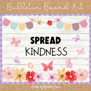 Fluttering Into Spring Bulletin Board Spring Butterflies Classroom ...