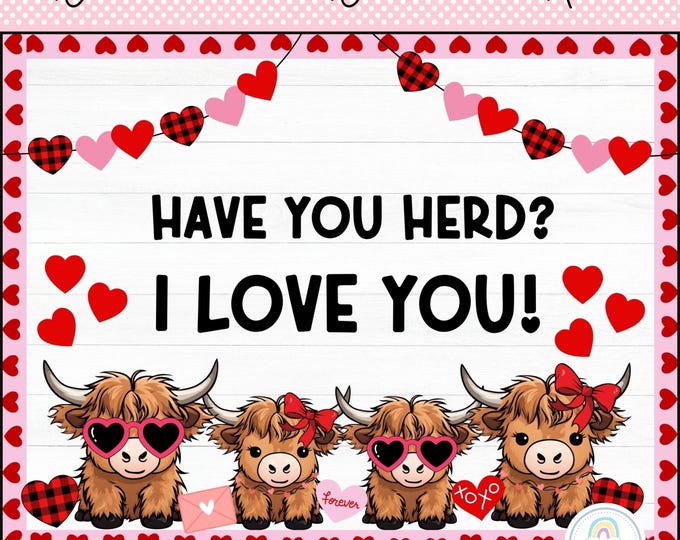 Sweet Heart Candy Valentine's Day Bulletin Board Kit February Classroom ...