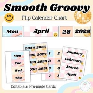 Groovy Pastel Classroom Decor Bundle Disco Classroom Decorations ...