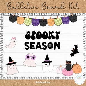 Halloween Bulletin Board Kit Read More Books Library Reading Corner ...