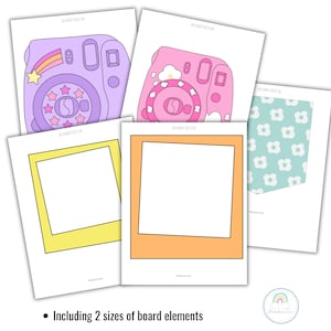 Back to School Bulletin Board Kit Polaroid Classroom Decor Printable - Etsy