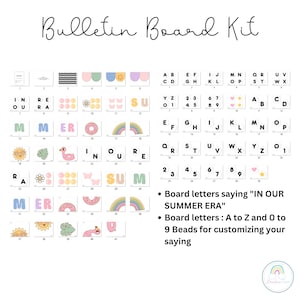 In Our Summer Era Summer Bulletin Board Friendship Bracelet Bulletin ...