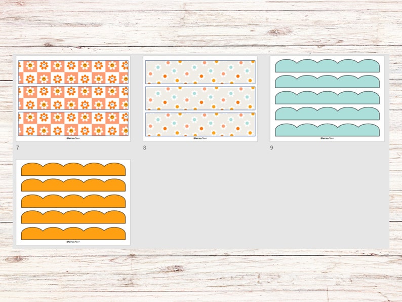 Groovy Bulletin Board Border Printable Groovy Retro Classroom - Etsy
