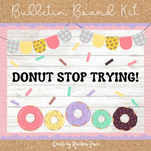 Donut Sprinkle Kindness Bulletin Board Kit Classroom Door Decor - Etsy