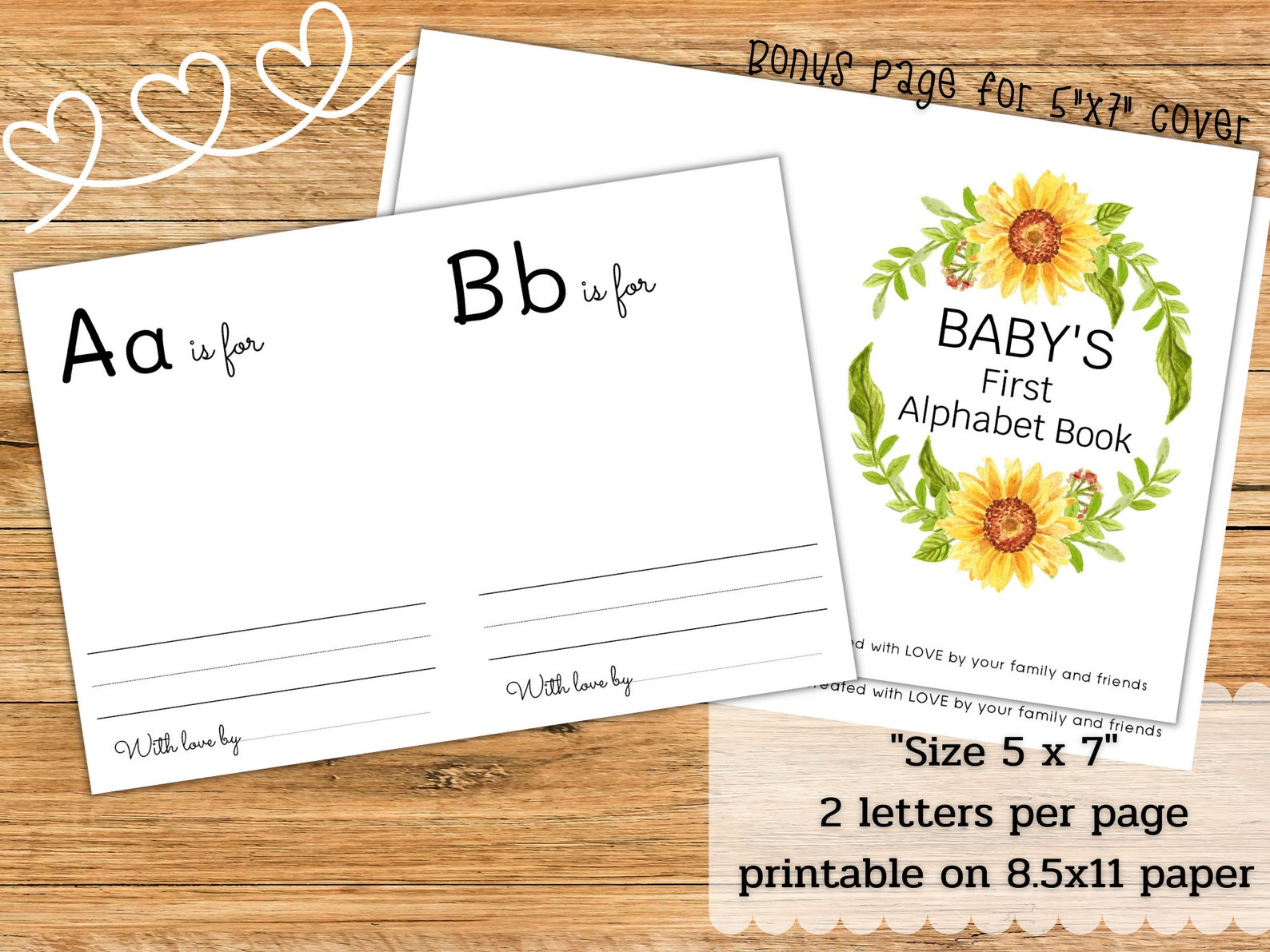 Baby's First Alphabet Book Baby's 1st ABC Book - Etsy