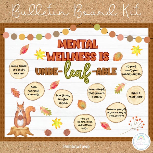 Wellness Bulletin Board Ideas - Etsy