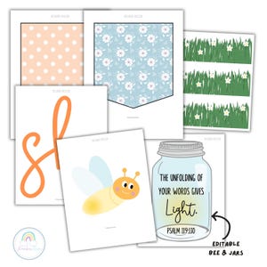 Firefly Bulletin Board Kit: Christian Classroom Decor (printable PDF ...