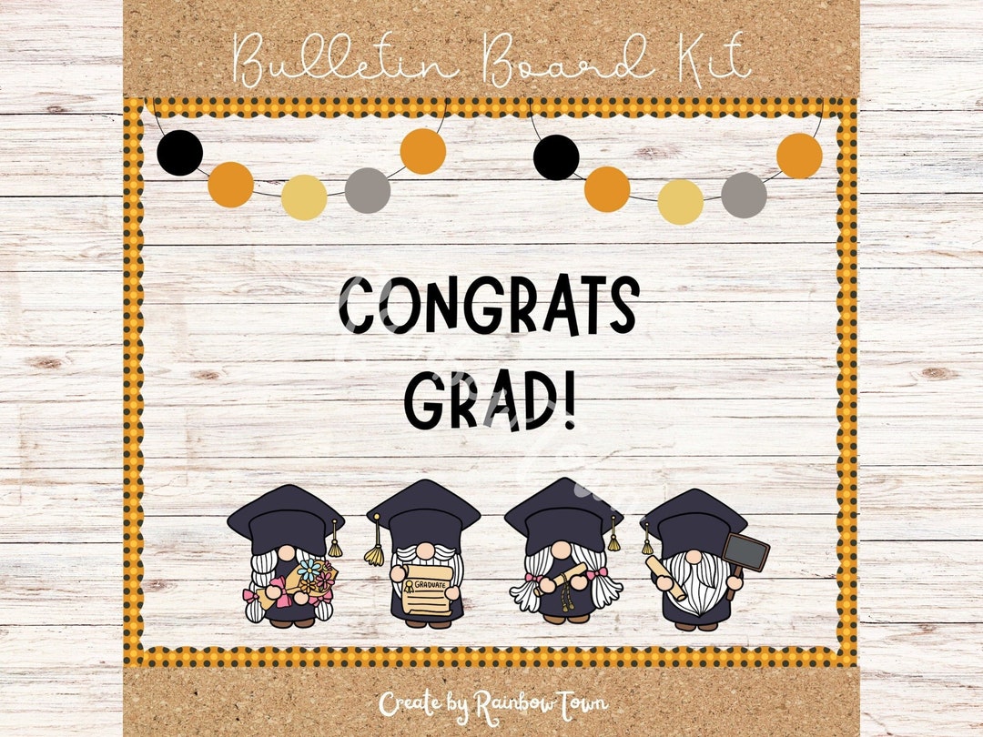 Graduation Bulletin Board End of the Year Classroom Decorations - Etsy