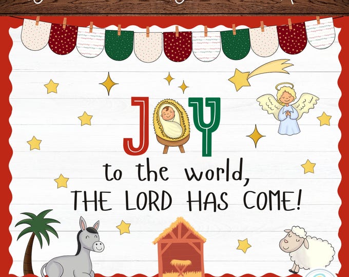 Teachers School Bulletin Board for School Classrooms/nativity/christmas ...