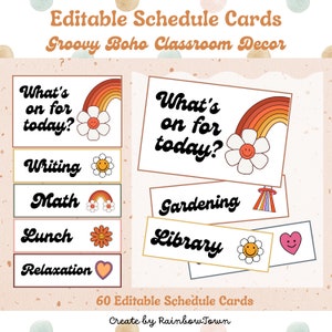Groovy Retro Classroom Decor Bundle Complete Classroom Collection ...