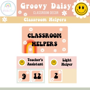 Pastel Groovy Classroom Decor Bundle Classroom Theme Decorations ...