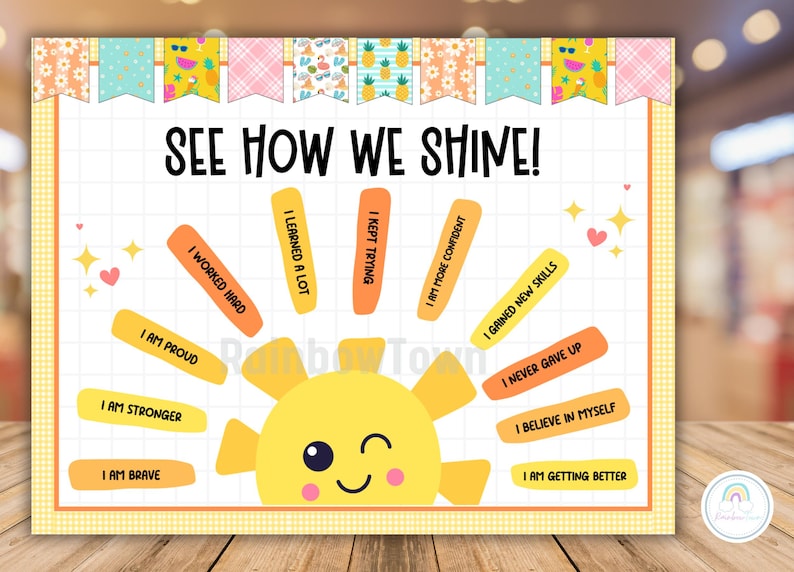 End of the Year Bulletin Board Kit Summer Sun Classroom Door Decor ...