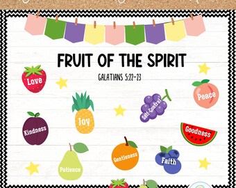 Fruit of the Spirit Bulletin Board - Etsy