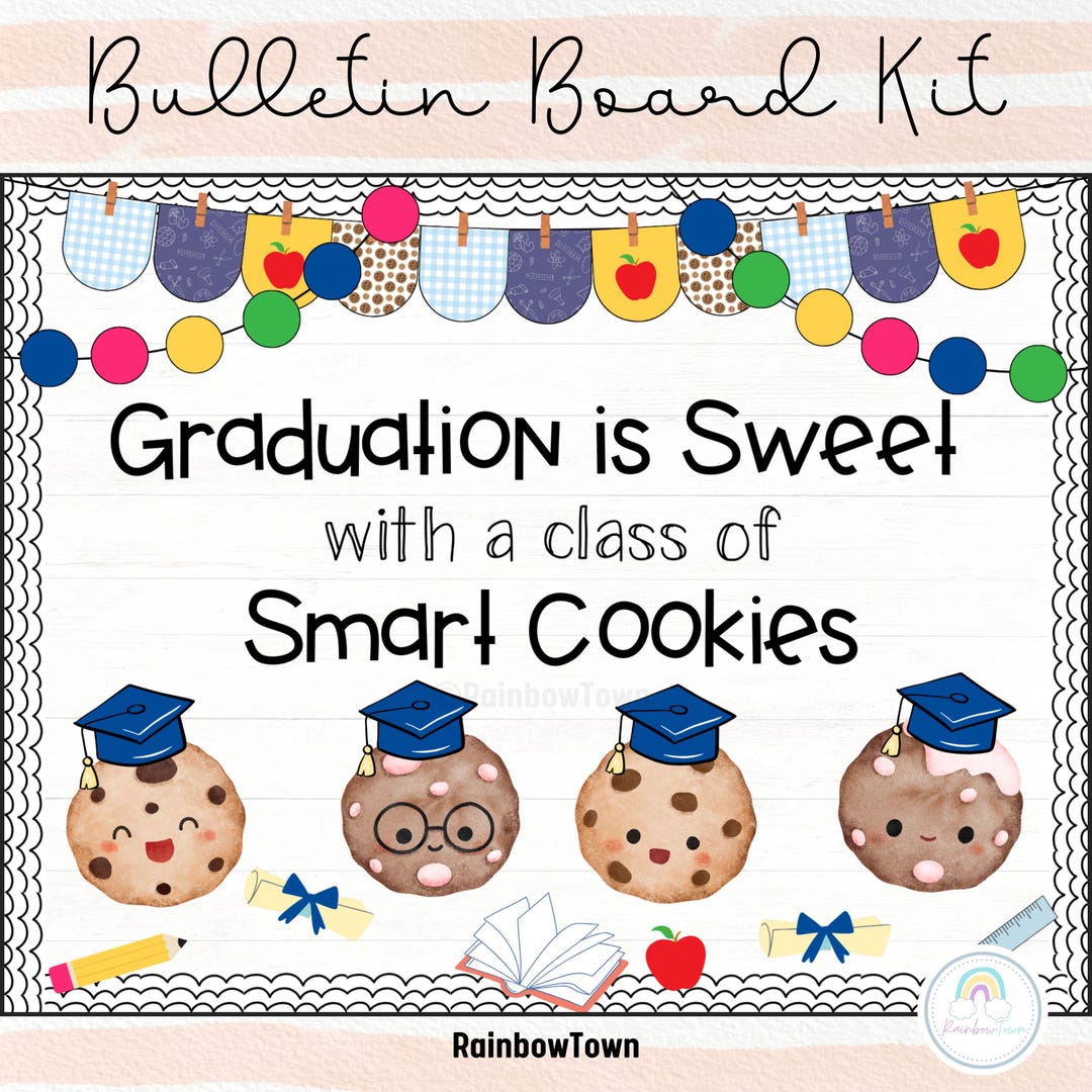 Graduation Bulletin Board End of Year Classroom Decoration Printable ...