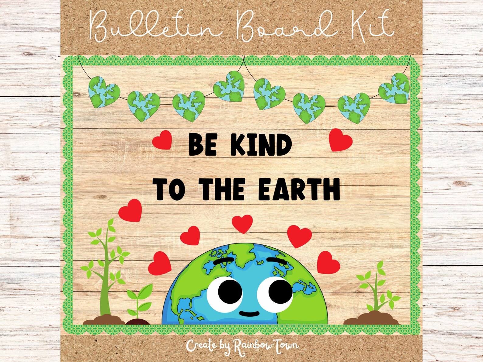 Earth Day Bulletin Board Classroom Display Door Decor Kit - Etsy