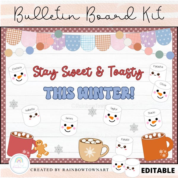 Hot Cocoa Bulletin Board - Etsy