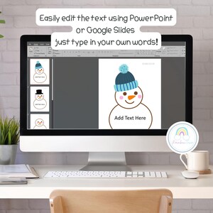 Winter Bulletin Board Kit Snowman Classroom Door Decor Printable ...