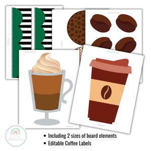 Back to School Coffee Latte Bulletin Board Classroom Decor Printable - Etsy