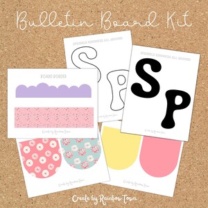 Donut Sprinkle Kindness Bulletin Board Kit Classroom Door Decor - Etsy