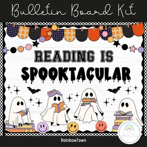 Read More Book | Halloween Bulletin Board Kit | Groovy Ghost Classroom ...