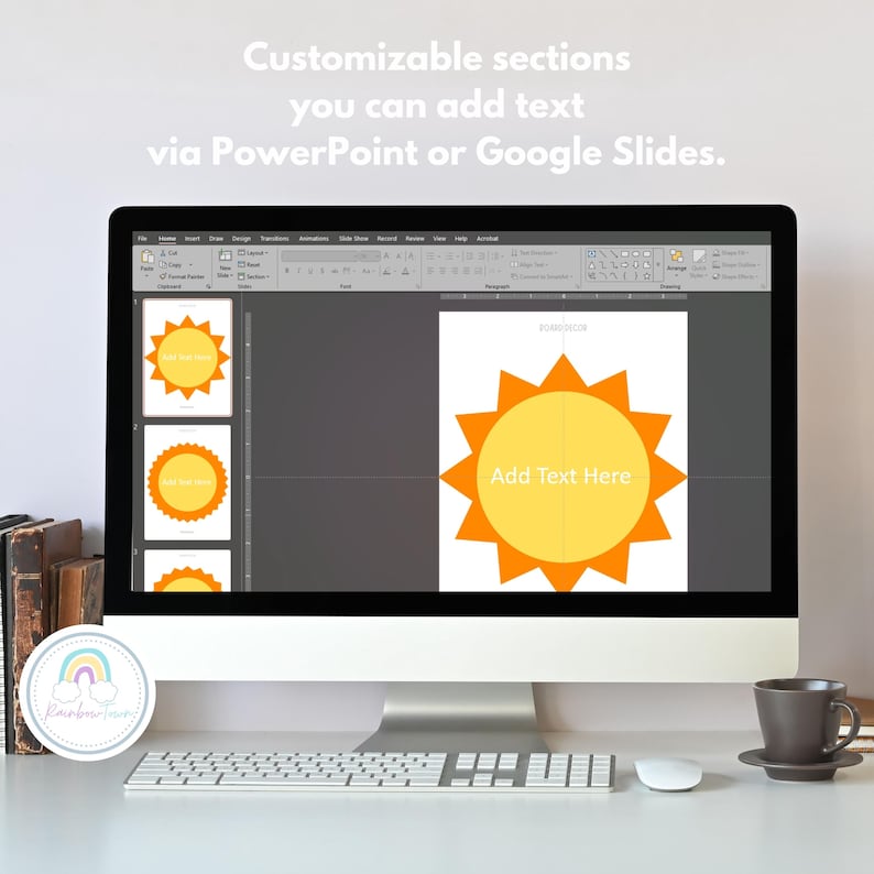 Summer Bulletin Board Christian Sun Classroom Decor Printable ...