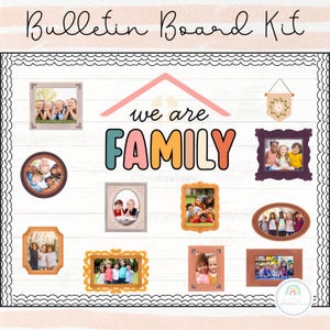 We Are Family Back to School Bulletin Board Classroom Decor Printable ...
