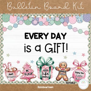 Christmas Bulletin Board Kit God Decorate Your Holiday Church Bulletin ...