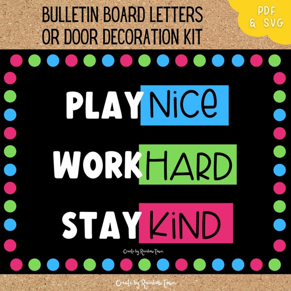 Back to School Bulletin Board - Etsy