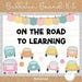 On the Road Back to School Bulletin Board Kit Groovy Classroom Decor ...