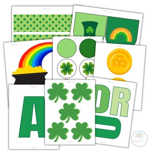 St. Patrick's Day Bulletin Board Door Decor Kit March Classroom Decor ...