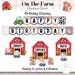 Editable Meet the Teacher Template Farm Theme Classroom Decor Printable ...