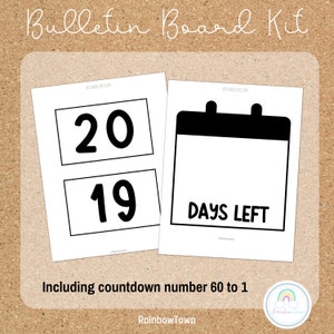 Countdown to Summer Bulletin Board Kit: Groovy Classroom Decor ...