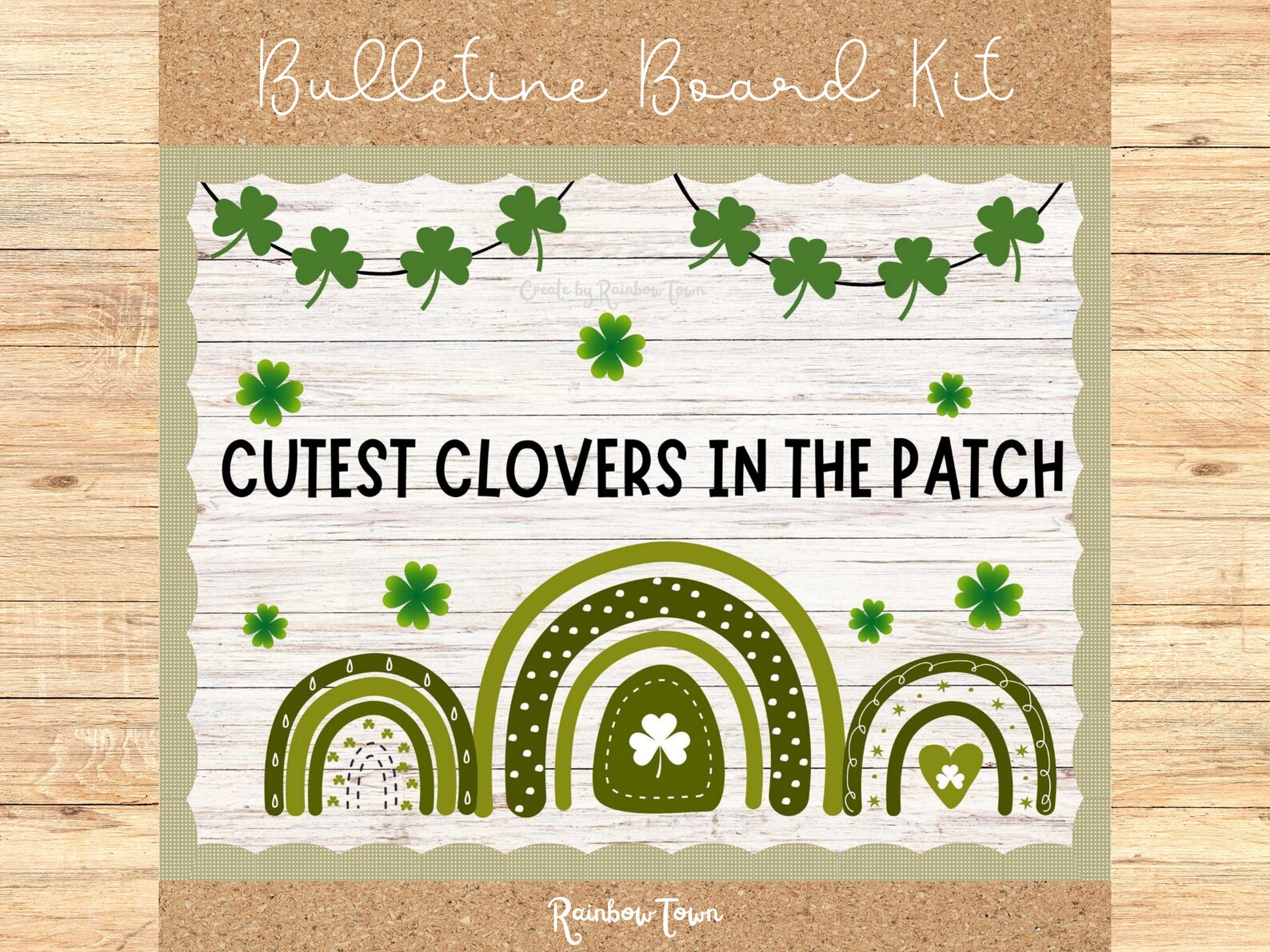 St.patrick's Day Bulletin Board Kit March Board Classroom - Etsy