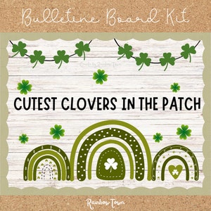 St.patrick's Day Bulletin Board Kit March Board Classroom Door Decor - Etsy