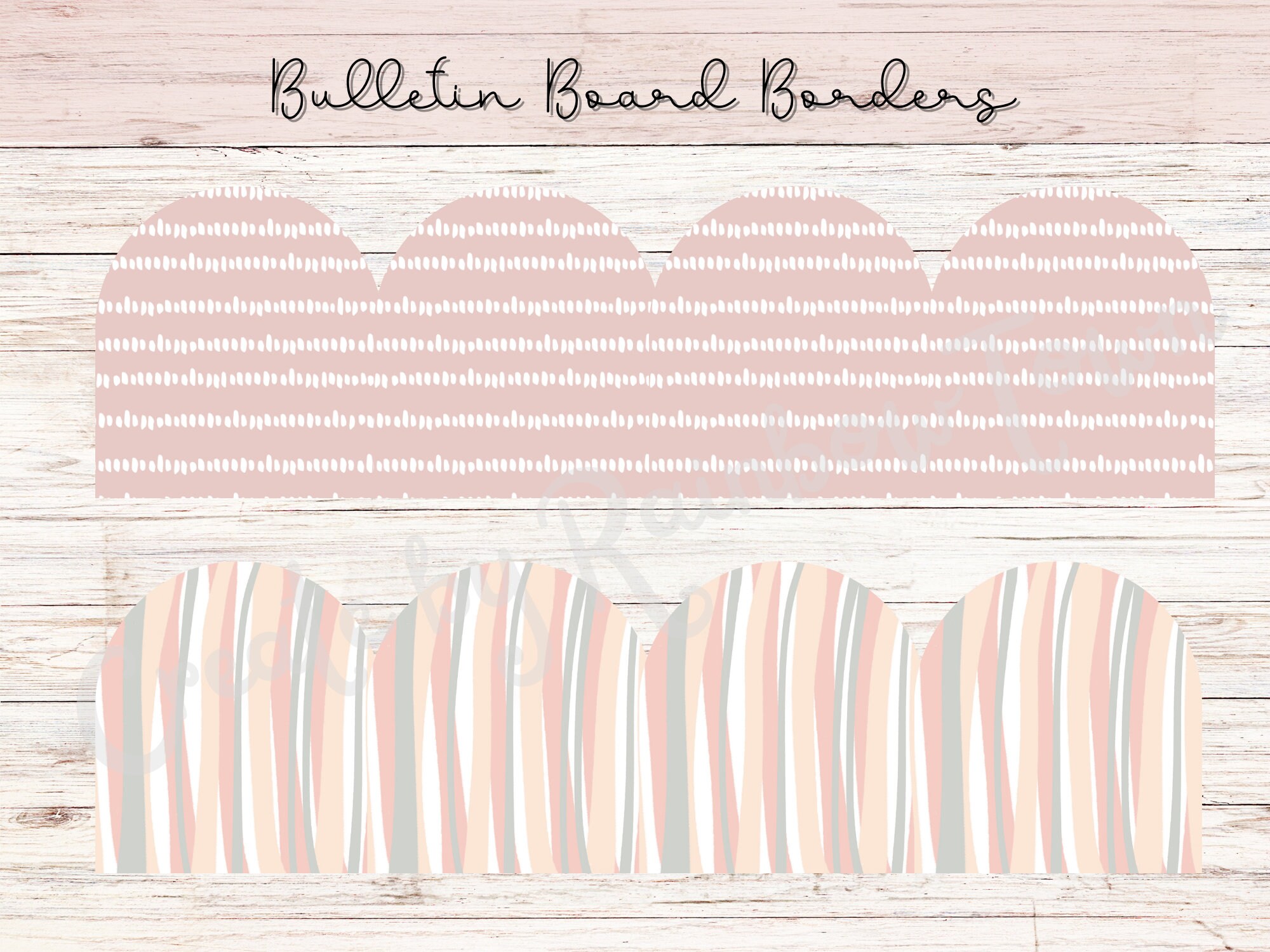 Modern BOHO Bulletin Board Borders Kit Classroom Decor - Etsy Canada