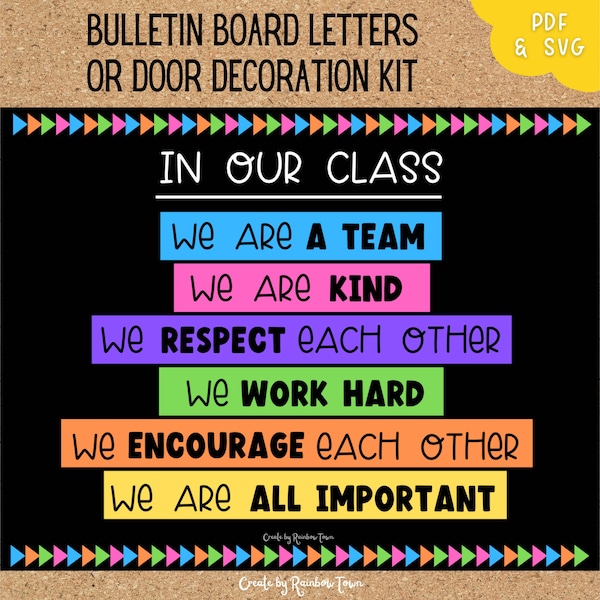 Bulletin Board Svg - Etsy