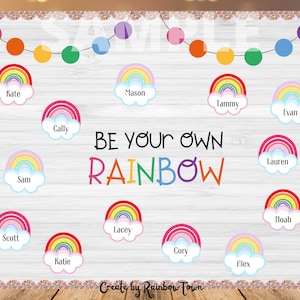 Back to School Bulletin Board Rainbow of Possibilities Bulletin Board ...