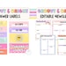 Groovy Bright Classroom Decor Bundle Printable Pastel Theme - Etsy