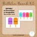 Sweet Summer Popsicle Bulletin Board Kit (PNG and PDF) - Etsy