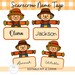 Scarecrow Name Tags Fall Classroom Decor Printable & Editable - Etsy