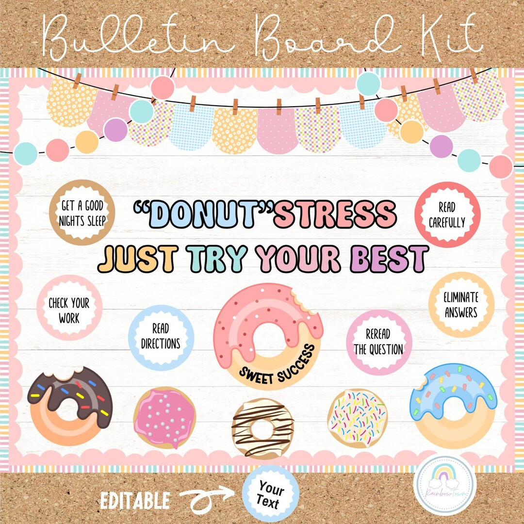 Test Prep Tips Bulletin Board Kit Testing Motivation Bulletin Board End ...