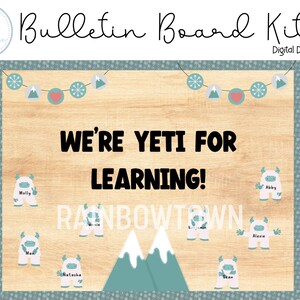 New Year Bulletin Board Kit January Classroom Door Decor Printable - Etsy