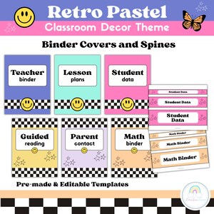 Retro Classroom Decor Bundle Classroom Theme Groovy Bright Classroom ...