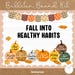 Fall Healthy Habits Bulletin Board Kit - School Nurse Health Office ...