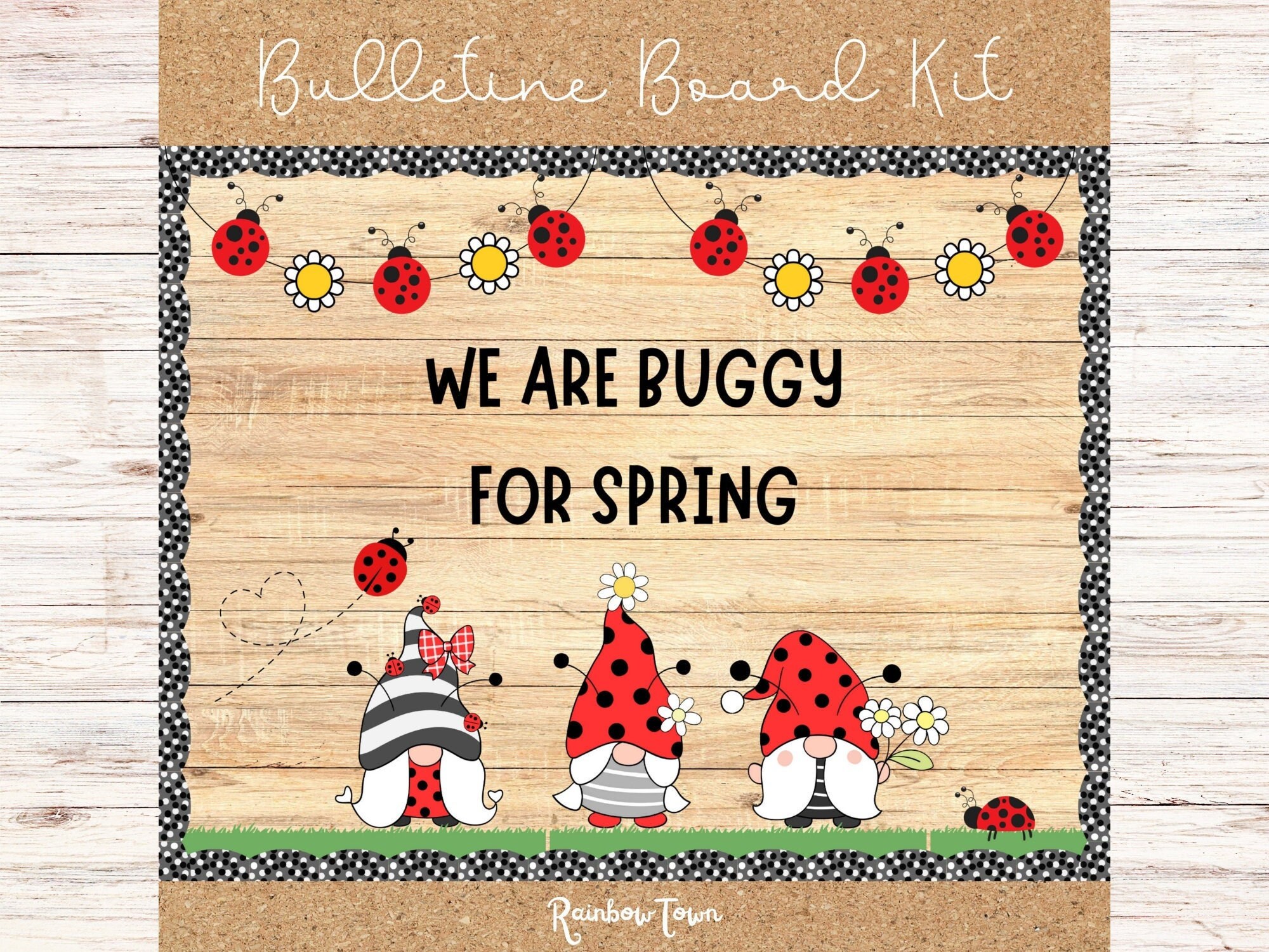 We Are Buggy for Spring Gnomes Bulletin Board Classroom Decor - Etsy