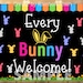 Every Bunny Welcome Easter Spring Bulletin Board Classroom - Etsy