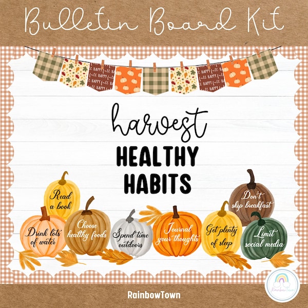 Fall Nurse Bulletin Boards - Etsy