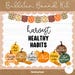Fall Healthy Habits Bulletin Board Kit - School Nurse Health Office ...