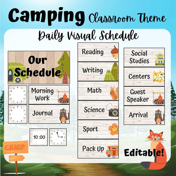 Camping Classroom - Etsy