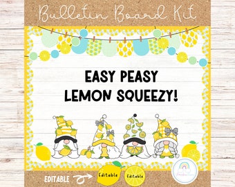 Printable Bulletin Board Display Kit - Teacher Bulletin Board – Squeeze ...
